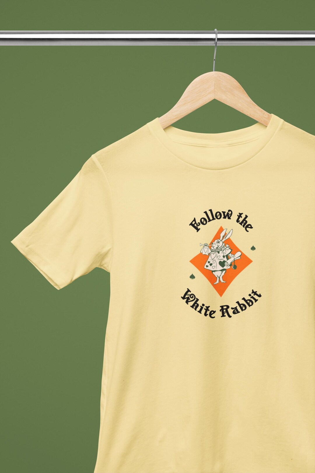 Follow the White Rabbit Shirt, Alice in Wonderland Shirt, Fairytales ...