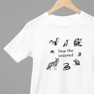 Love the Unloved Shirt, Protect Animals Shirt, Love All Animals, Animal ...
