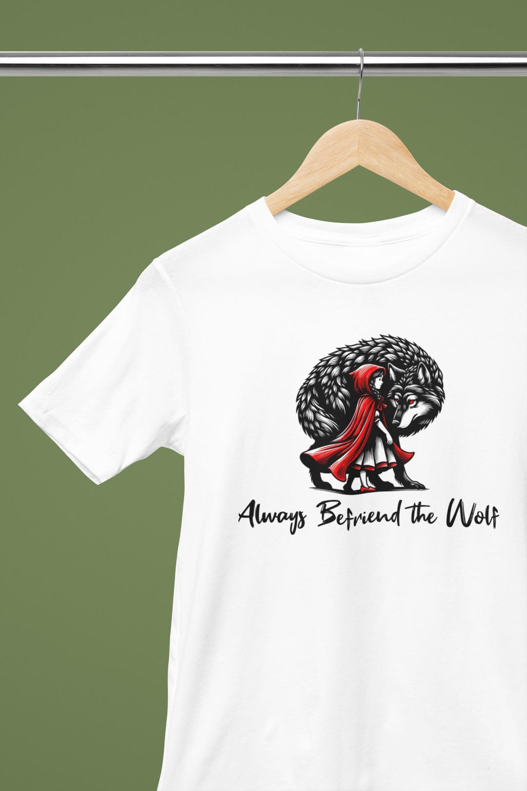 Little Red Riding Hood Shirt, Wolf Shirt, Wolf Lover Shirt, Little Red ...
