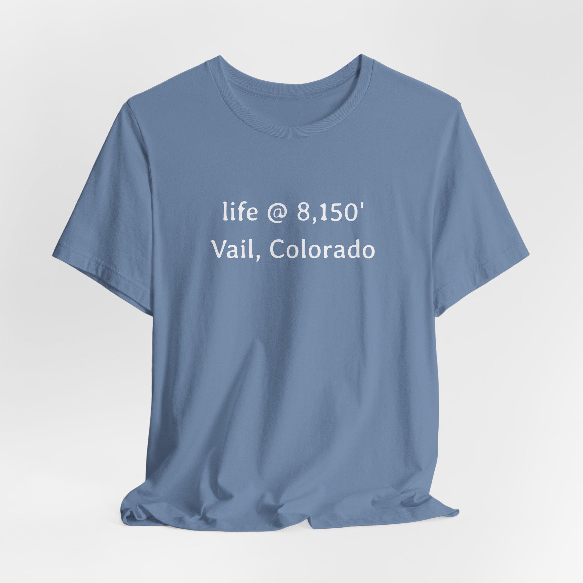 Vail Colorado Shirt, Elevation Shirt, Colorado Shirt, Vail Shirt, Ski ...
