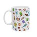 Colorful Bugs Mug, Bugs Mug, Cute Mug, Beetles Mug, Coffee Mug, Ceramic ...