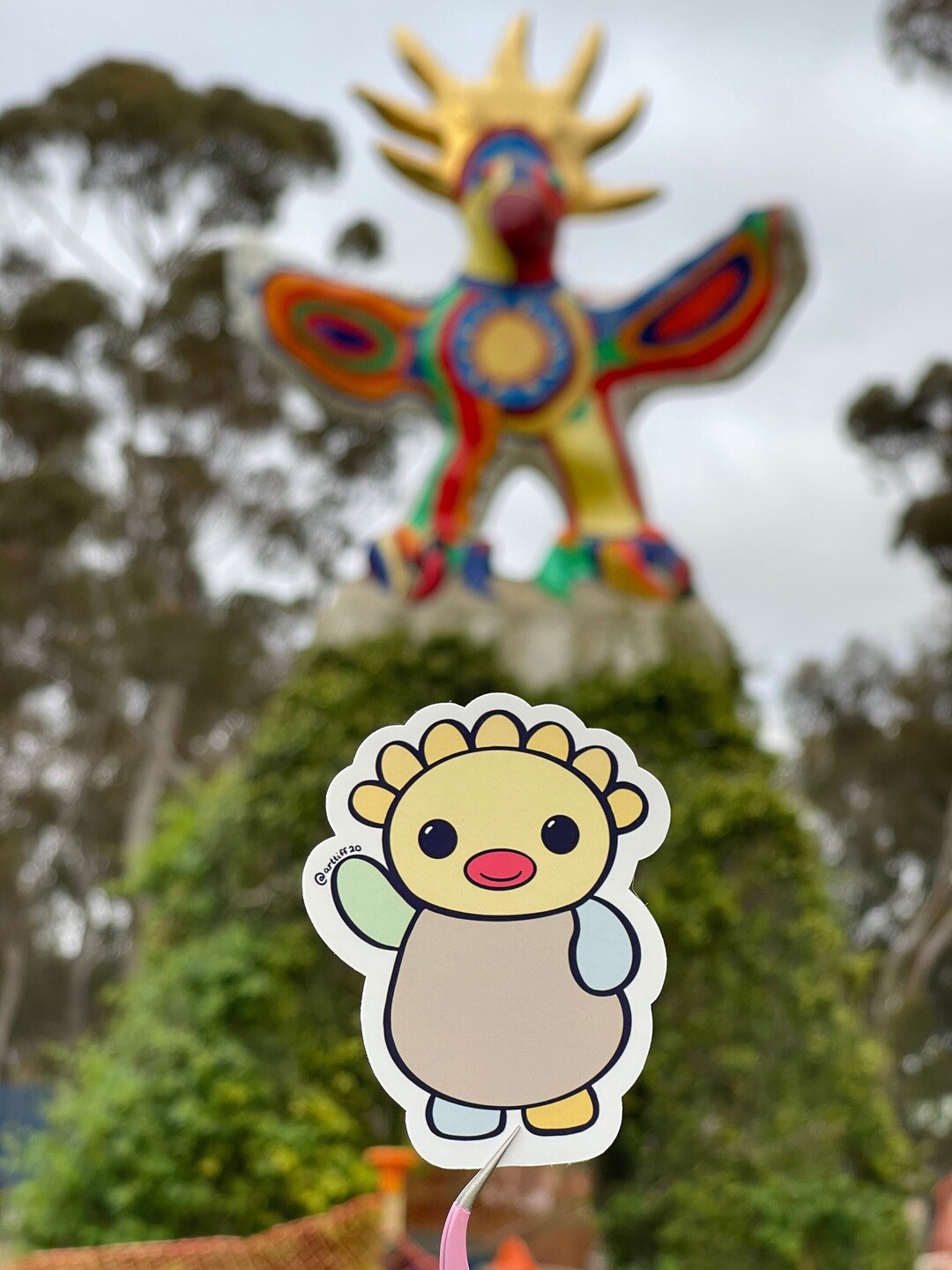 Waving Sun God Sticker - Etsy