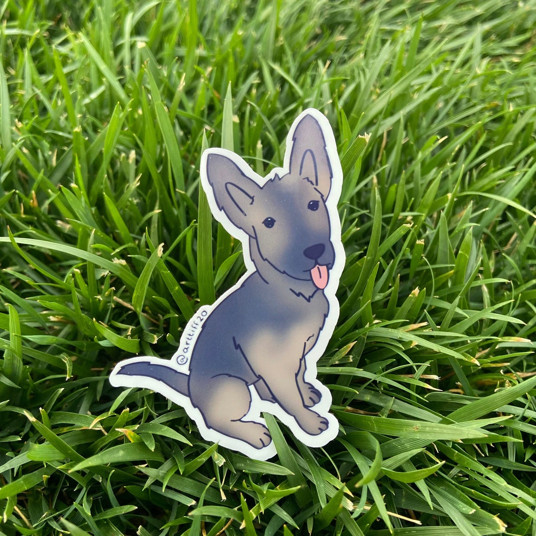 Kyra the German Shepherd Sticker - Etsy