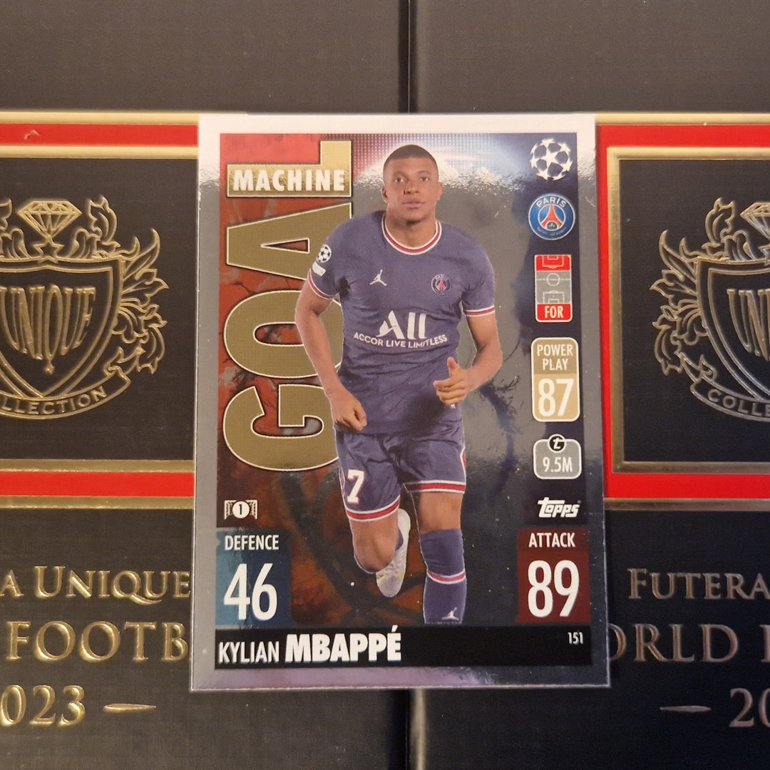 KYLIAN MBAPPE goal Machine Match Attax 2021/2022 - Etsy