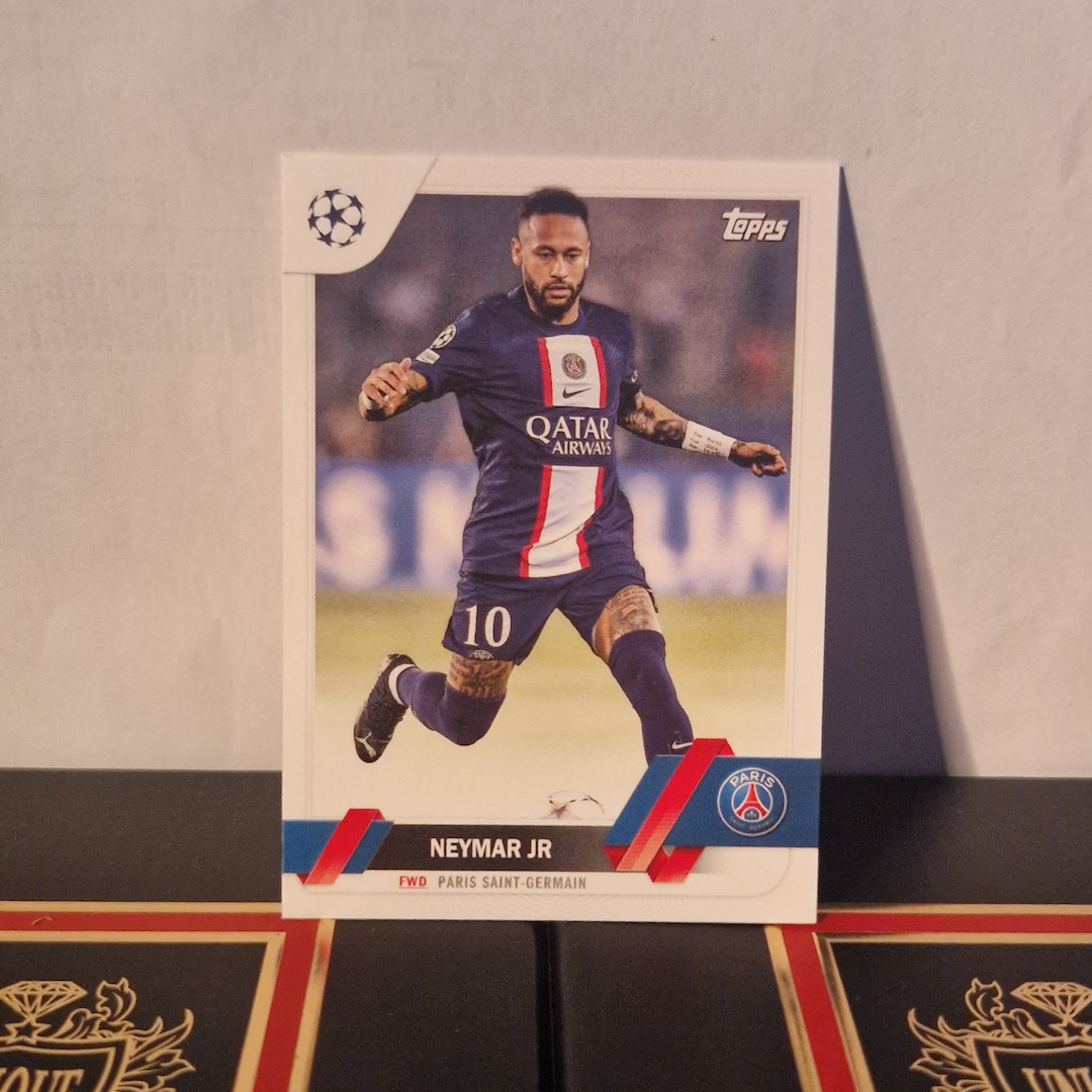 NEYMAR JR Topps 2022/2023 Paris Saint-germain. Soccer Card. - Etsy