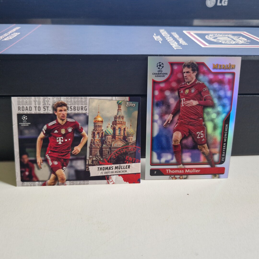 2 Different Nice Cards of Thomas Muller Bayern Munchen. - Etsy