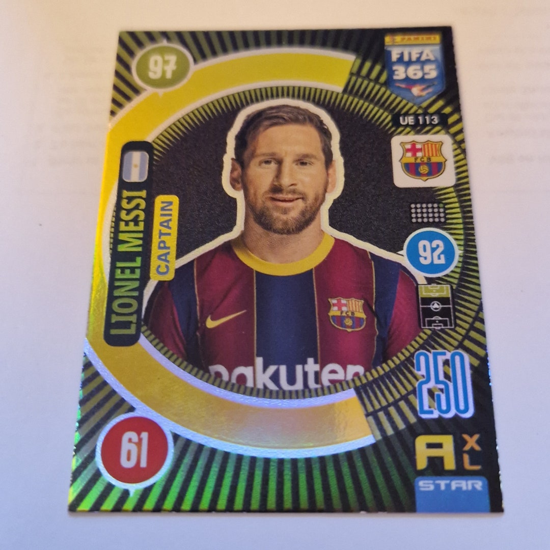 Lionel Messi captain Adrenalyn XL Panini FIFA 365 - Etsy