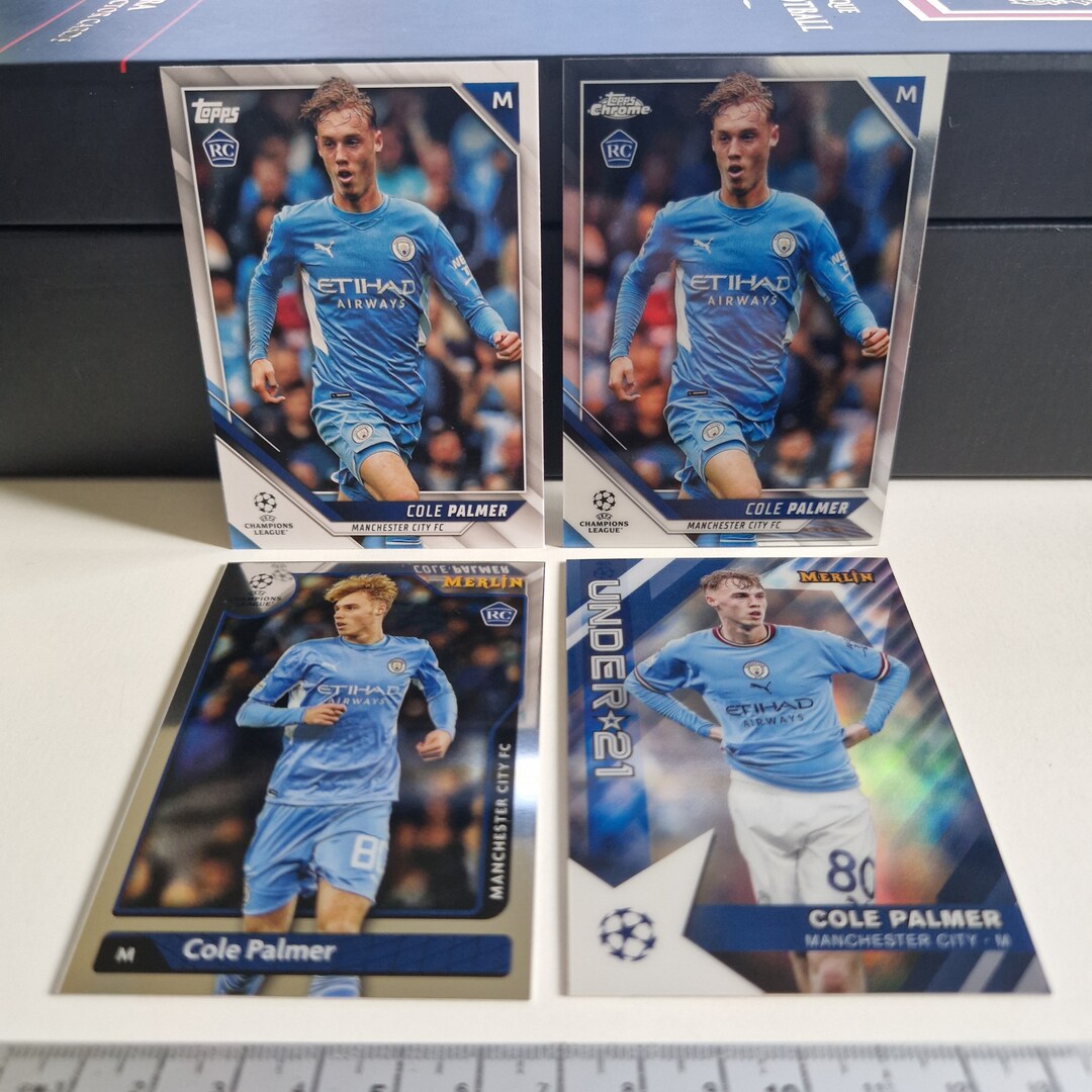 4 Different Nice Cards of Cole Palmer Manchester City. Soccer - Etsy