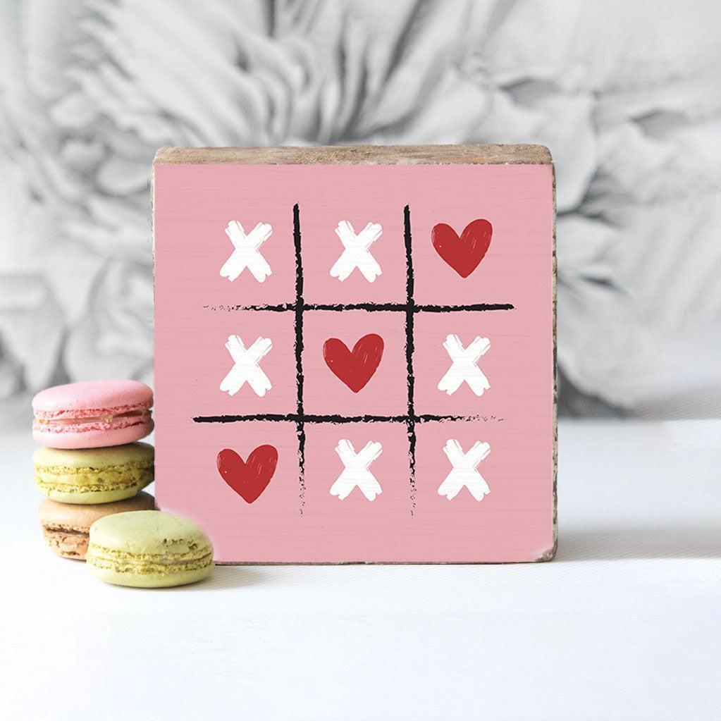 XOXO Love Sign | Rustic Wooden Block for Home Decor | Heartfelt Gift ...
