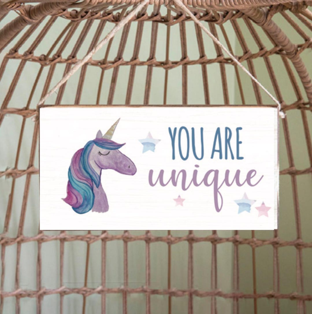 Handcrafted Unicorn Twine Sign - Kids Room Barn Wood Decor - Etsy