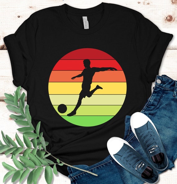Retro Soccer Player Shirt Soccer Gift Love Game Players - Etsy