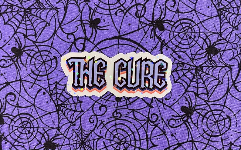 The Cure Inspired Holographic Sticker Goth Rock Band Die Cut - Etsy