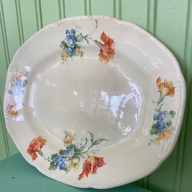 Edwin M Knowles Platter - Etsy