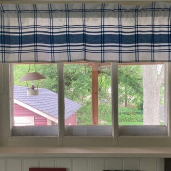 Linen Valance - Etsy