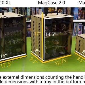 Magcase 2.0 MDF Magnetic Carrying Case / Display Case for Miniatures ...