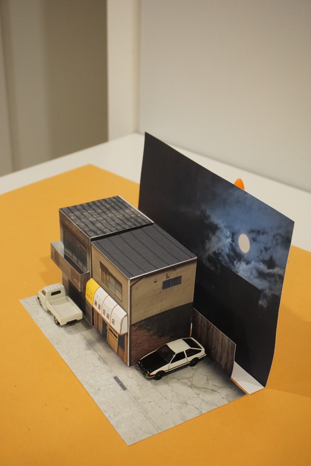 Initial D Tofu Shop DYI Papercraft Model Template PDF - Etsy