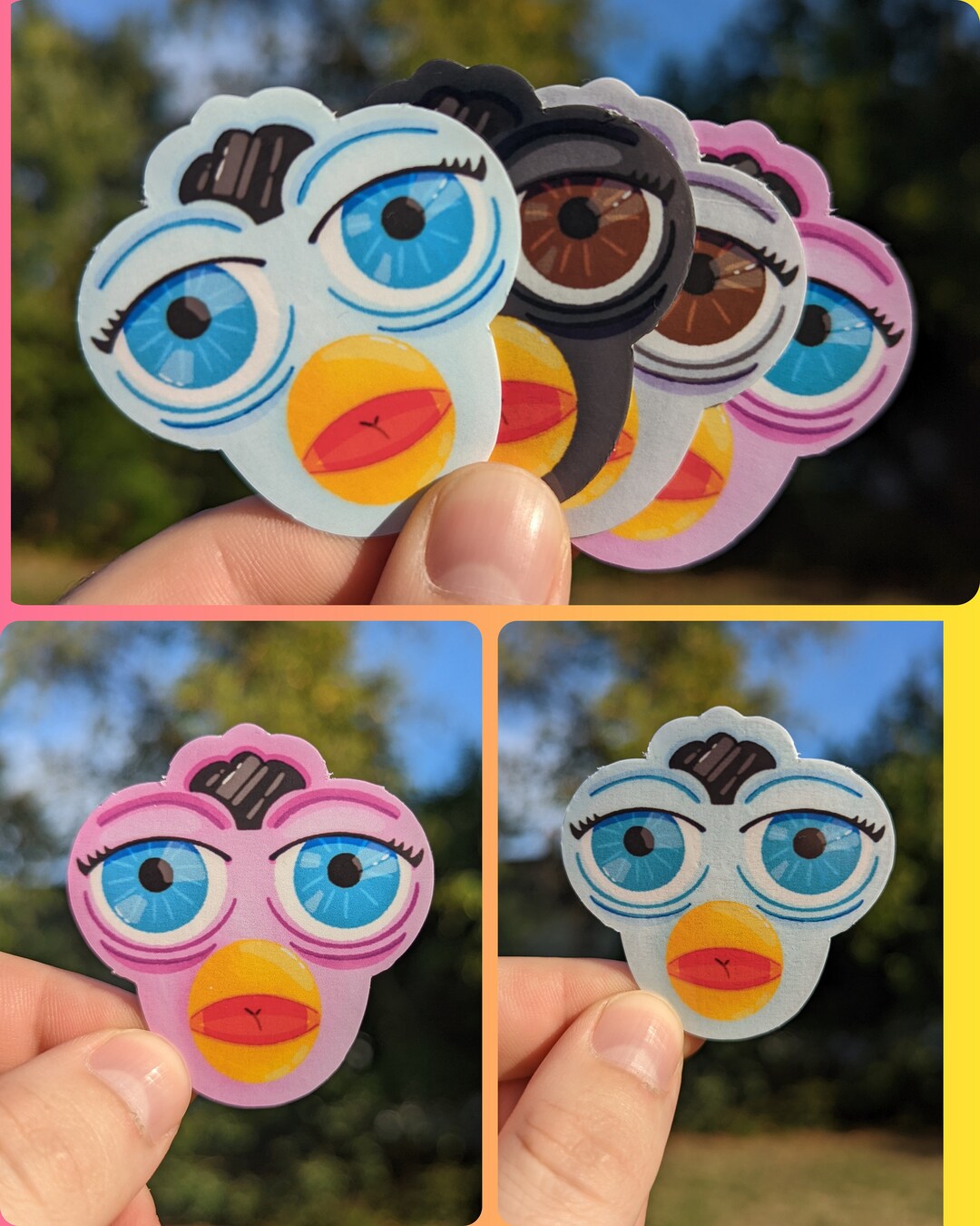Furby Face Plate - Etsy