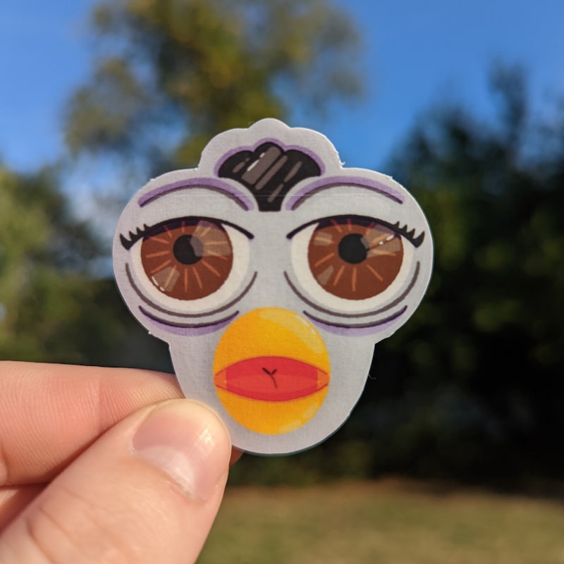 Furby Face Plate - Etsy