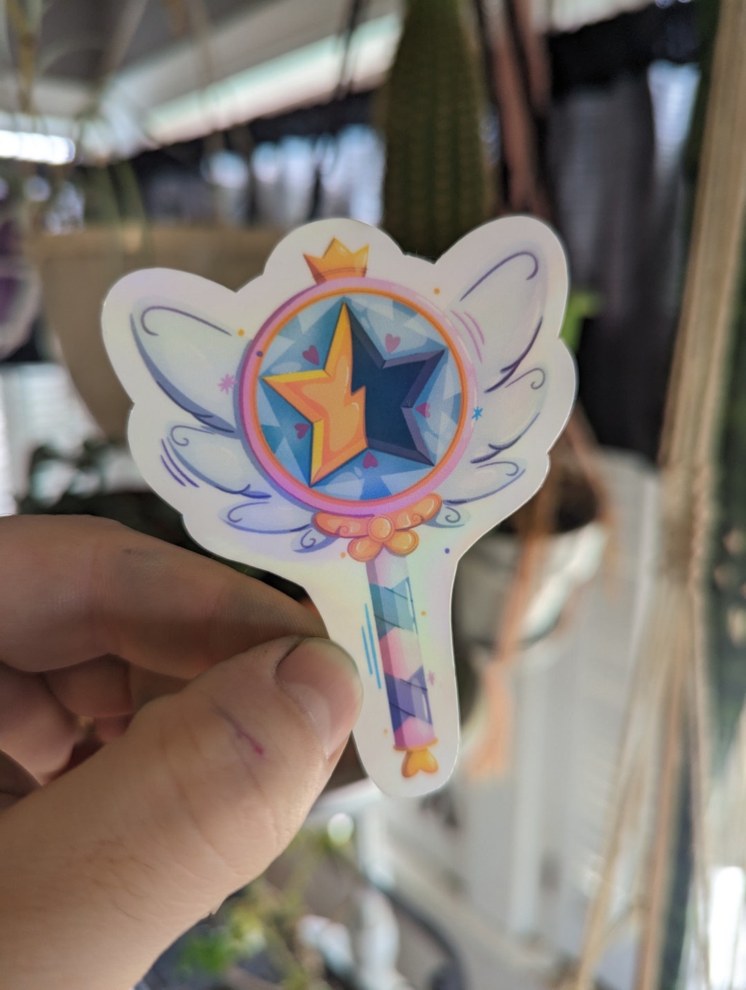 Star Vs the Forces of Evil Magic Wand Season 2 Holographic Sticker - Etsy