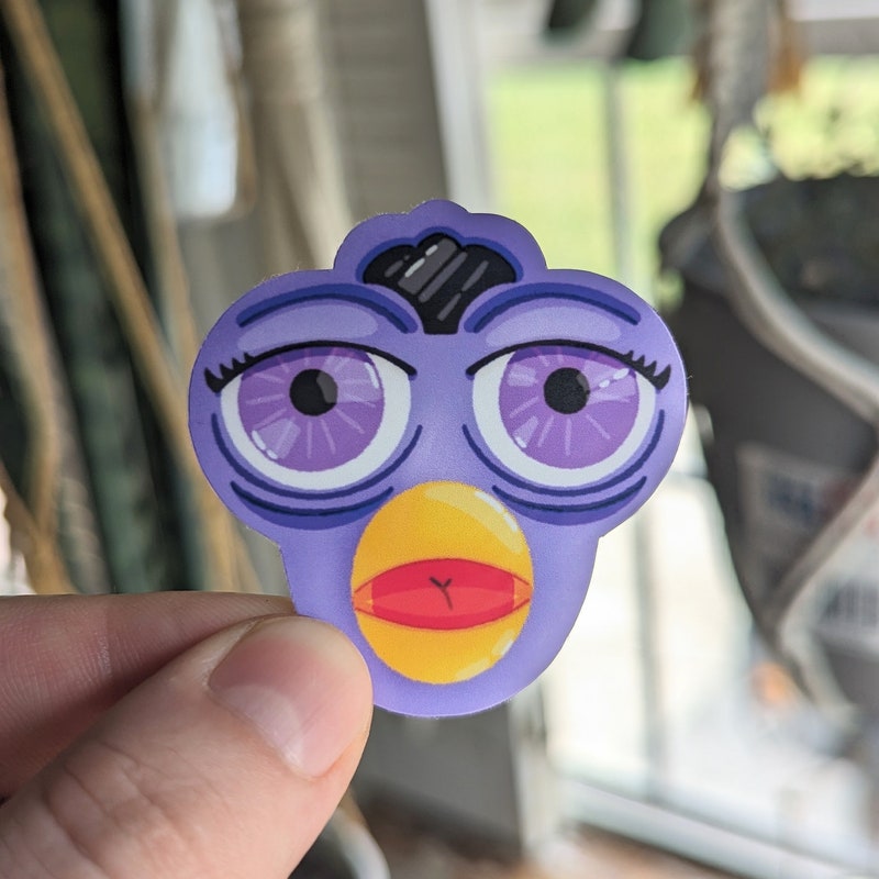 Furby Face Plate - Etsy