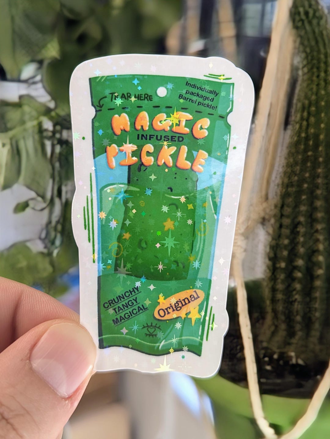 Magic Infused Barrel Pickle Individualy Wrapped 'original' Holographic ...