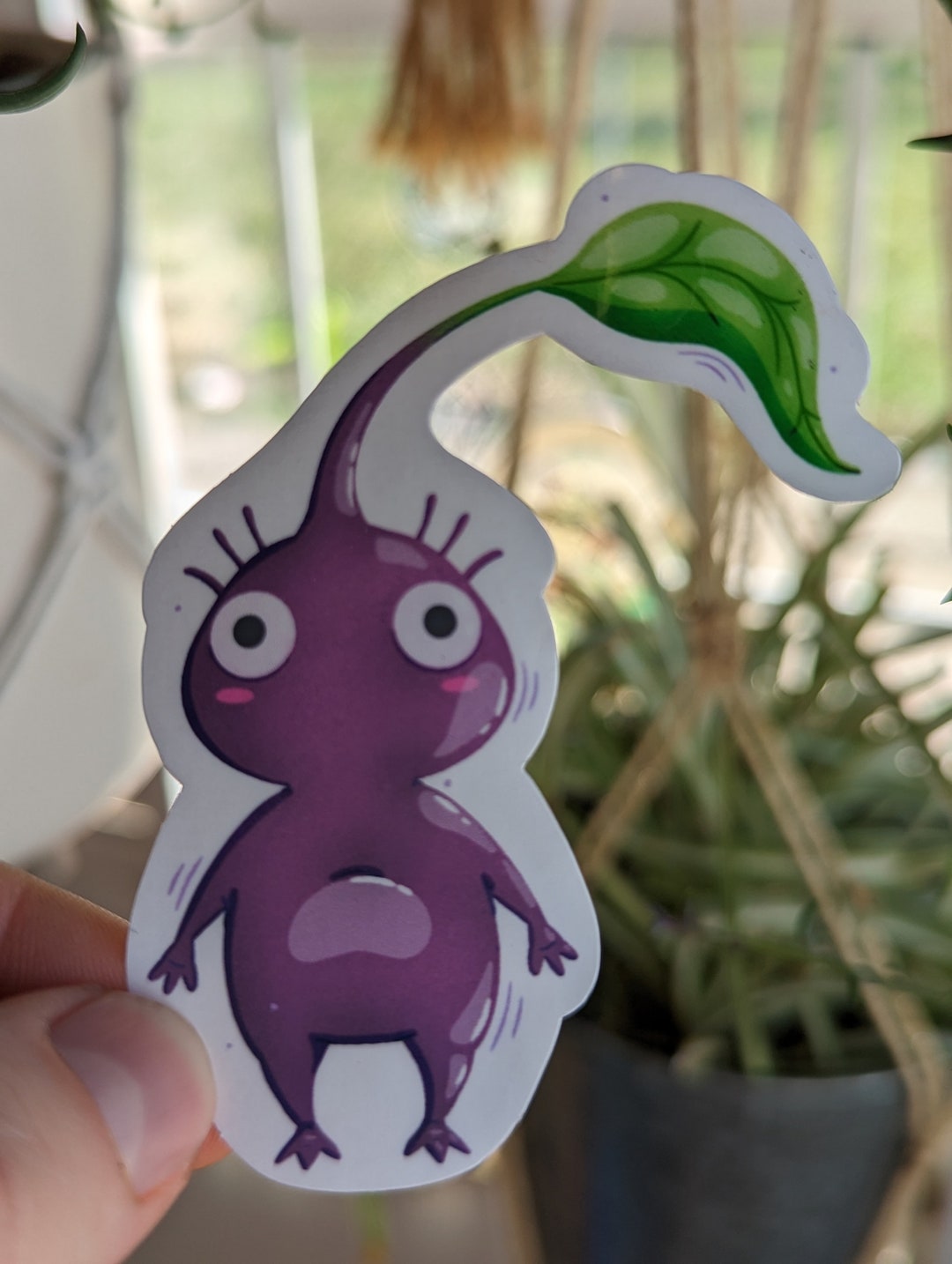 Purple Pikmin Vinyl Sticker - Etsy