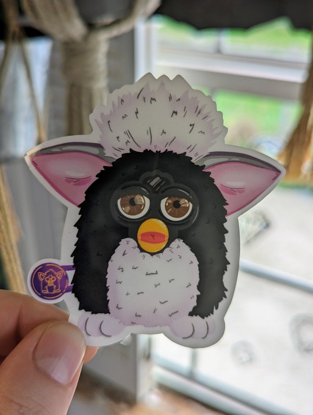 1998 Gen 1 Skunk Furby Vinyl Sticker - Etsy