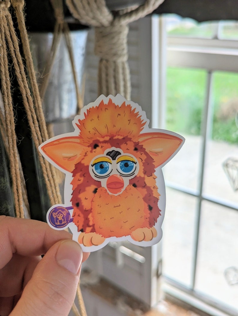 Gen 9 Goldfish Furby Vinyl Sticker - Etsy