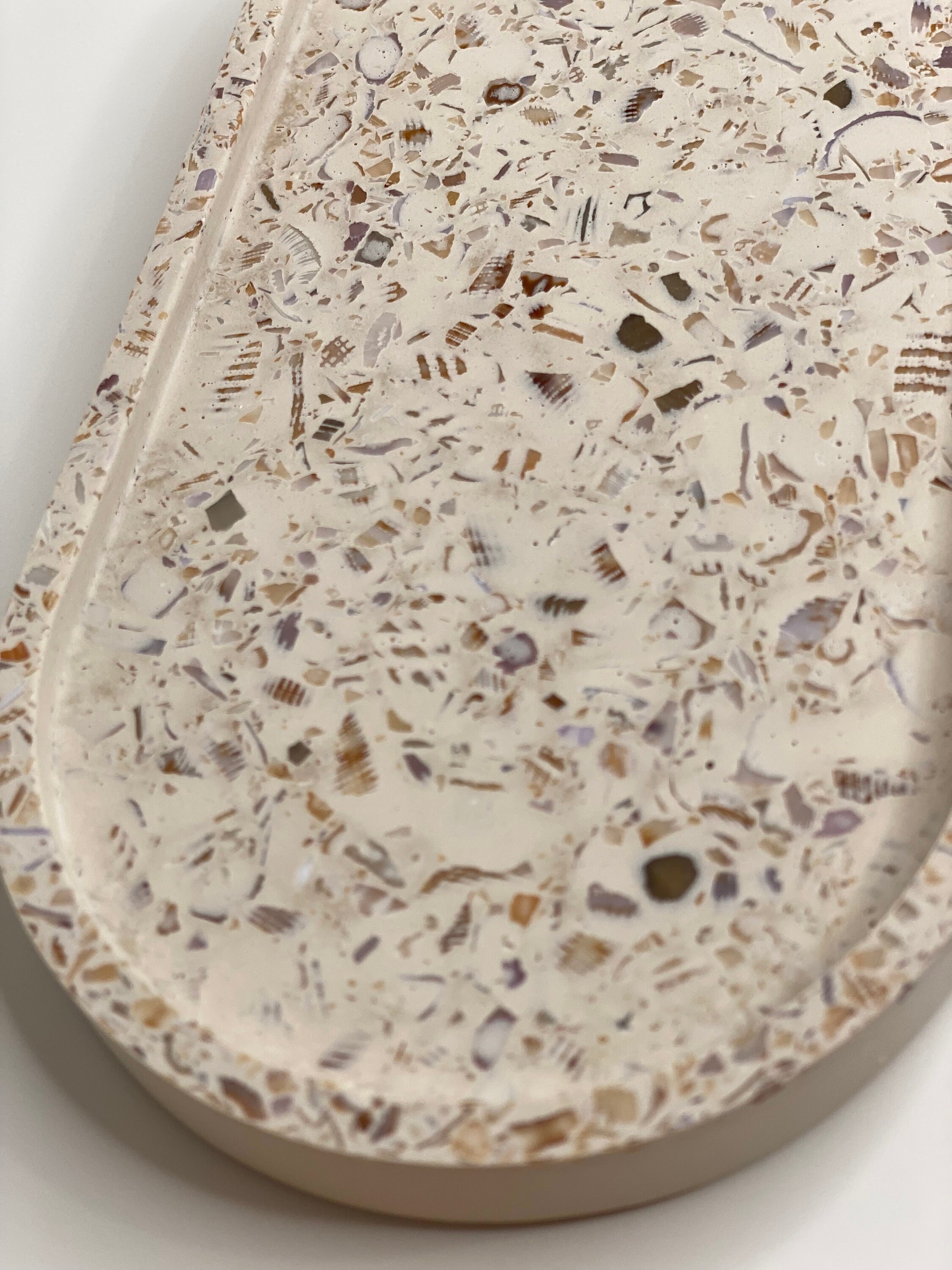 Beach Shell Tray, Decorative Tray, Jewelry Tray, Trinket Dish, Desk ...