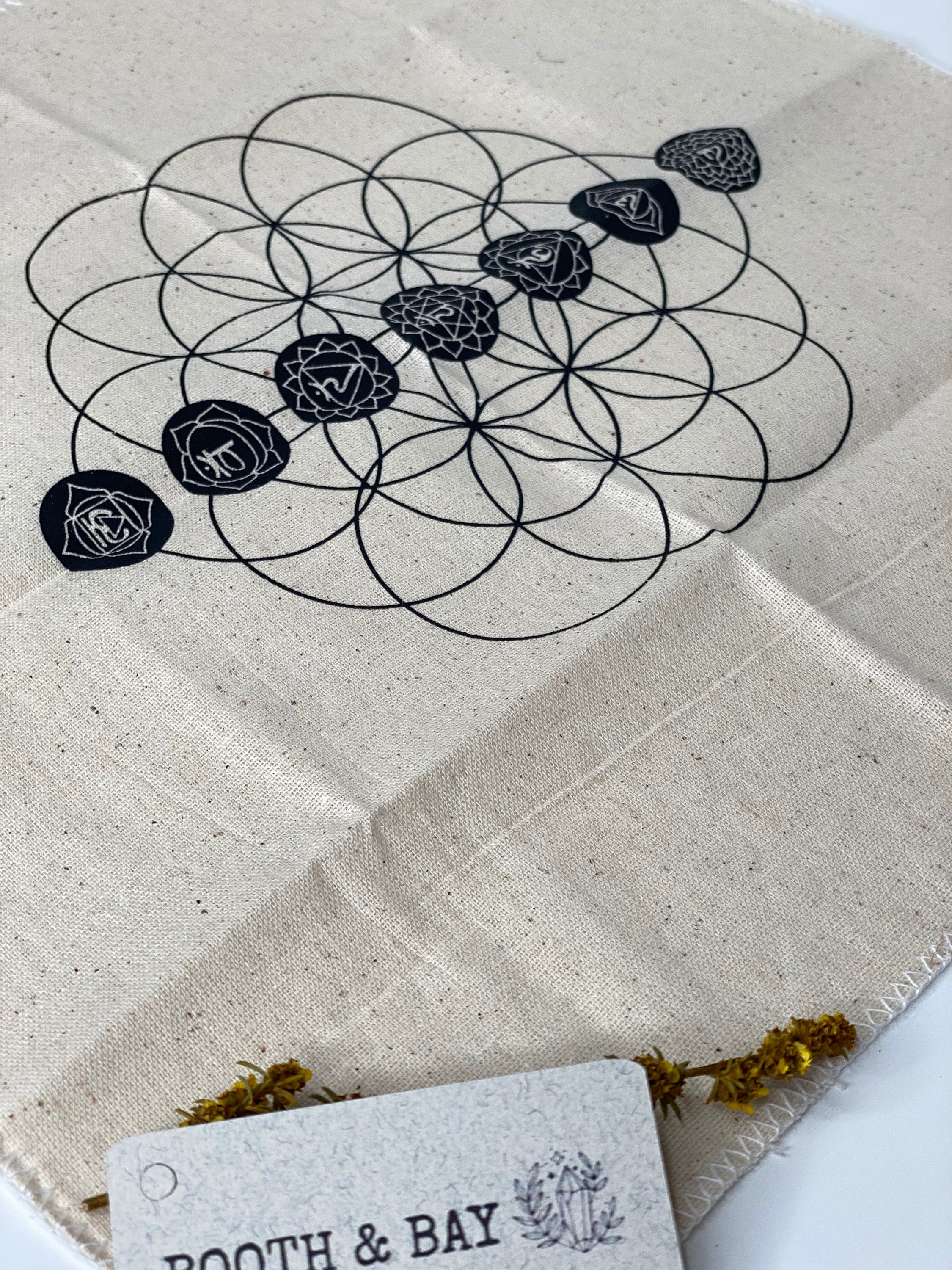 Crystal Grid Cloth 30cm X 30cm Portable Crystal Grid - Etsy