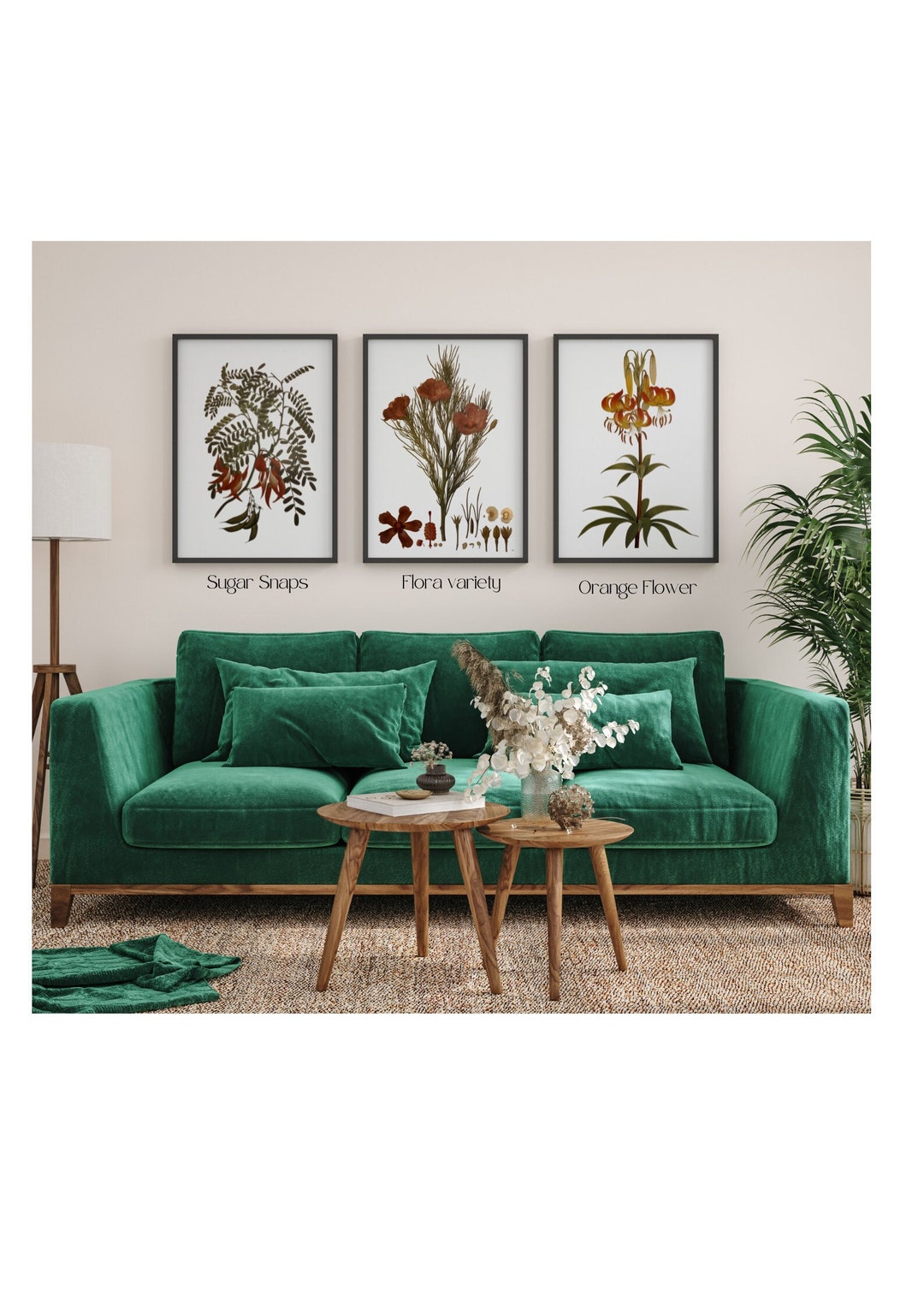 Victorian Botanical Prints Full Colour, Flower Wall Art, Ernst Haeckel ...