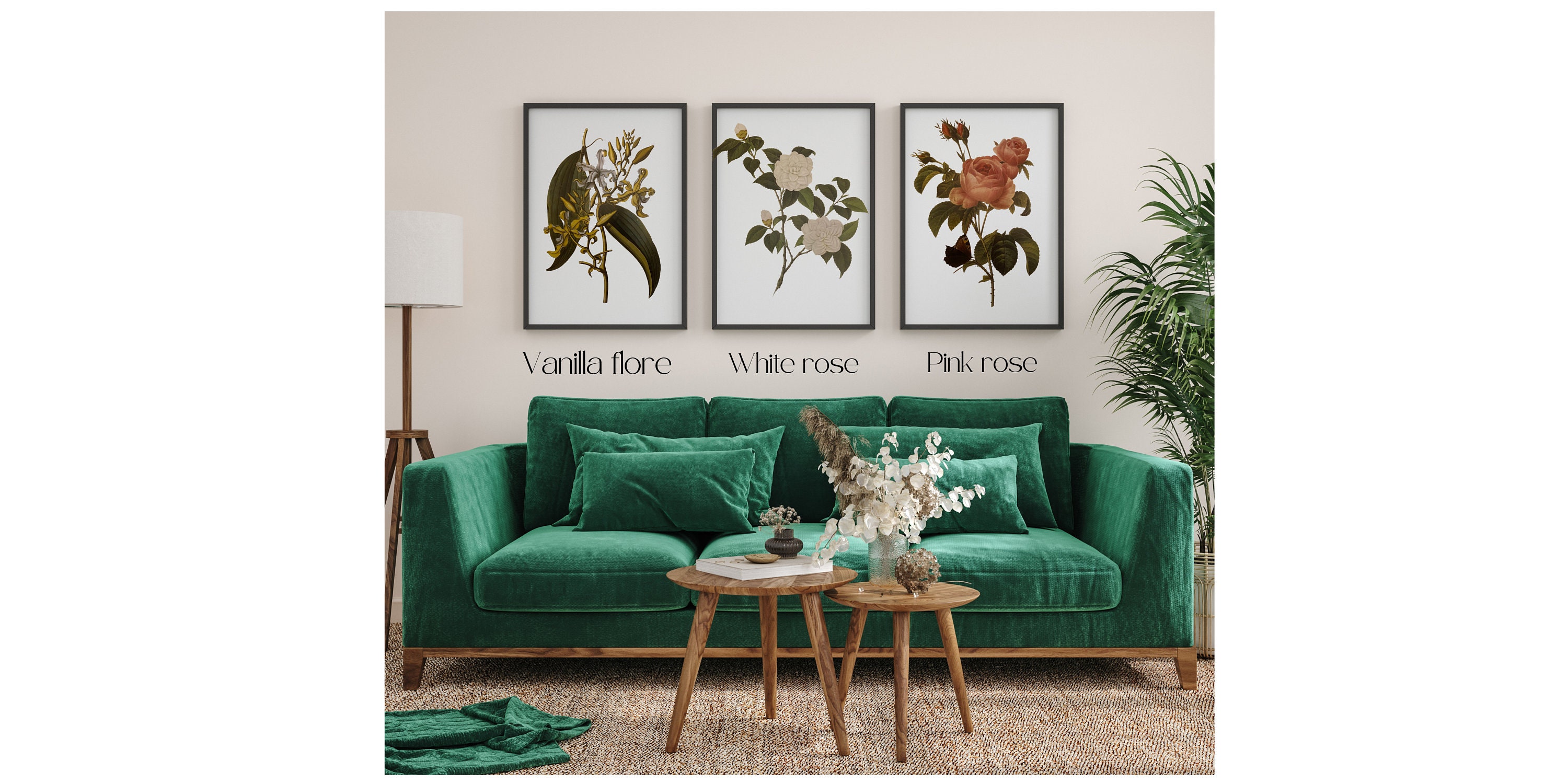 Victorian Botanical Prints Full Colour, Flower Wall Art, Ernst Haeckel ...