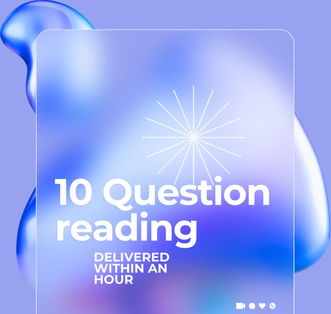 10 Question Reading - Etsy