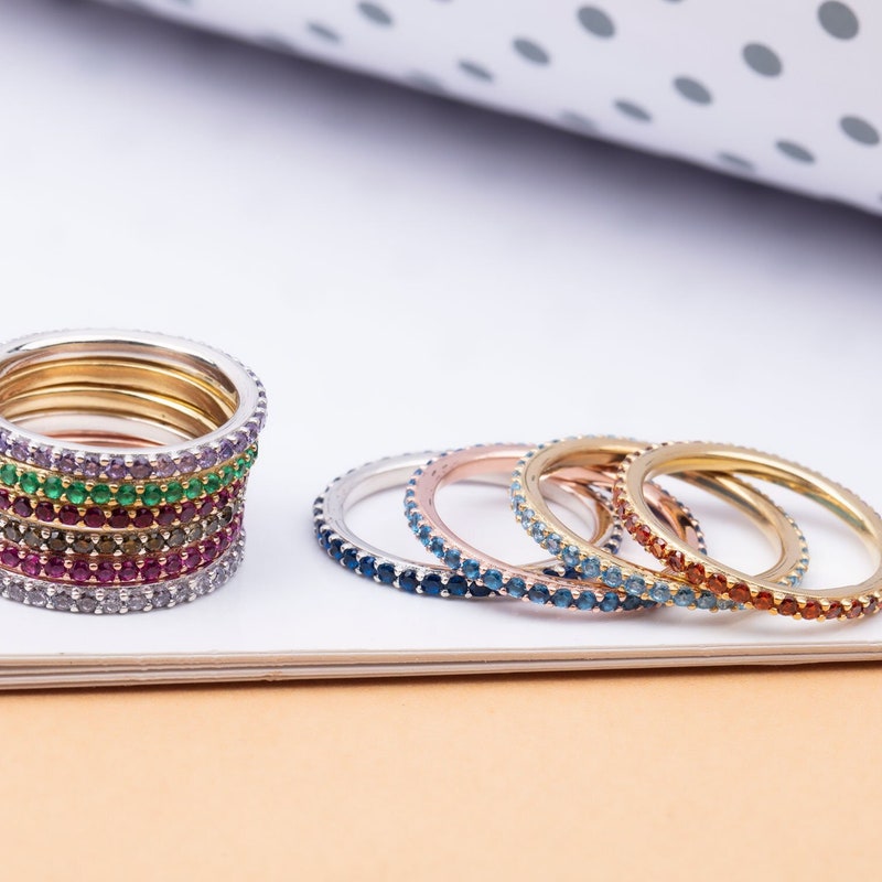 Stackable Mothers Rings - Etsy