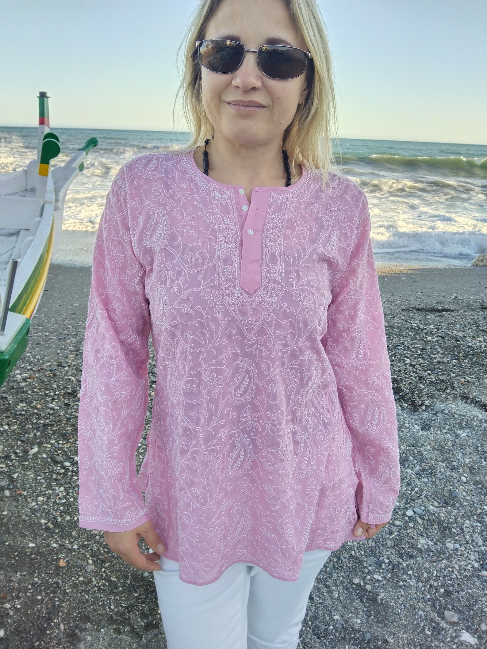 Handmade Tunic, Embroidered Tunic,gifts for Her,mother's Day Gift,mom ...