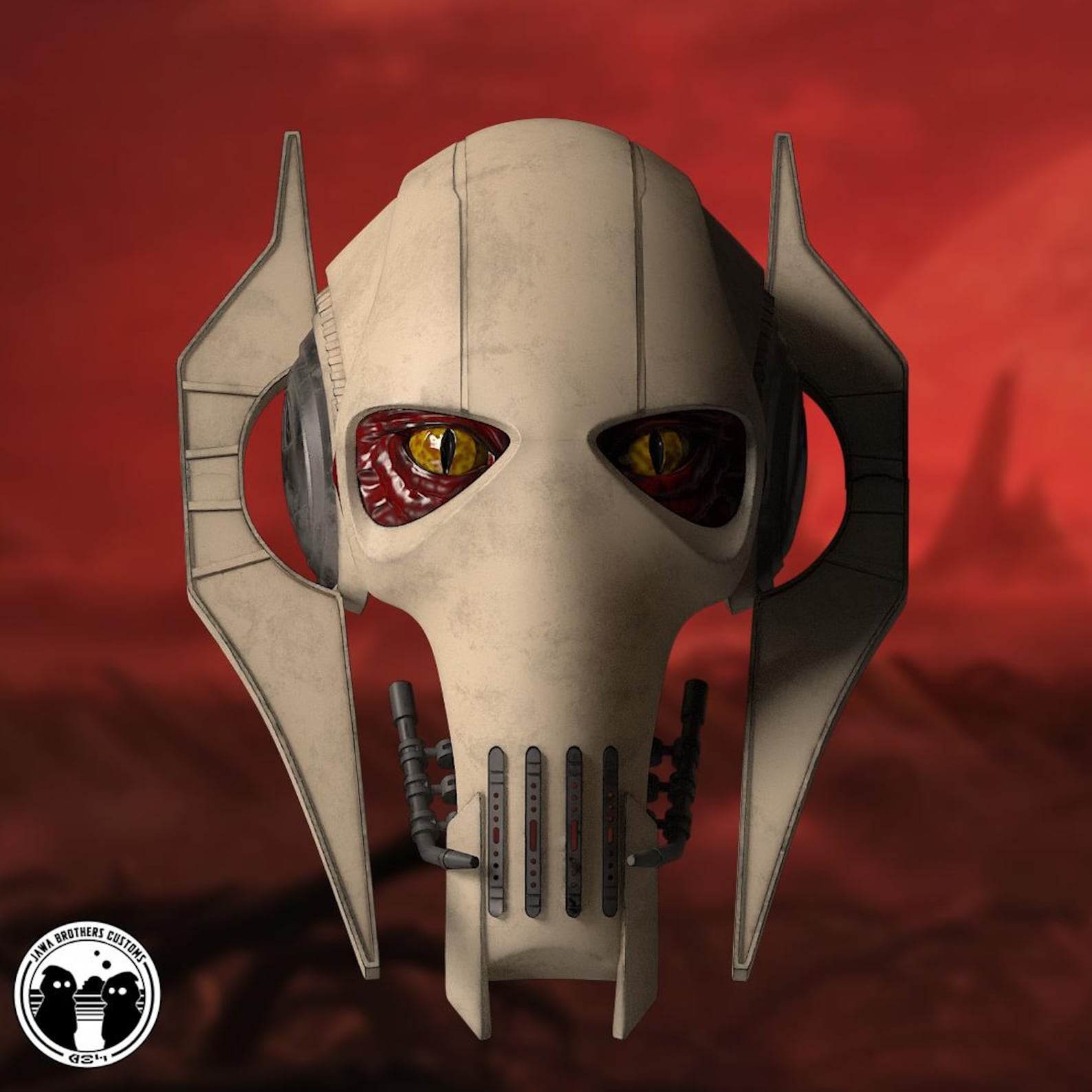 General Grievous Helmet STL File Wearable Cosplay Armor 3D Print Star ...