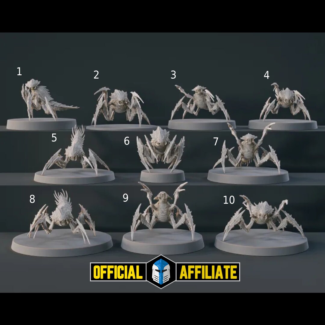 Helldivers 2 Terminid Warrior Miniature Wargame Figures for Table Top ...