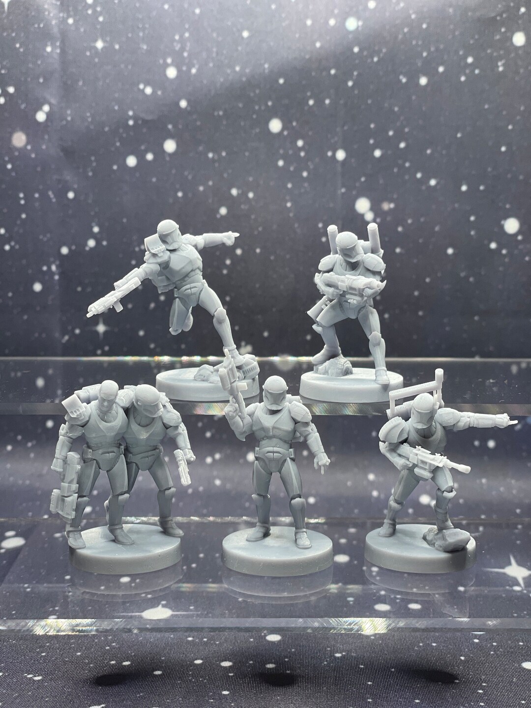Republic Clone Commando Miniature Wargame Figures for Table Top - Etsy