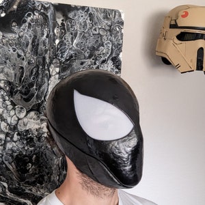 Spider-man Symbiote Mask - Etsy