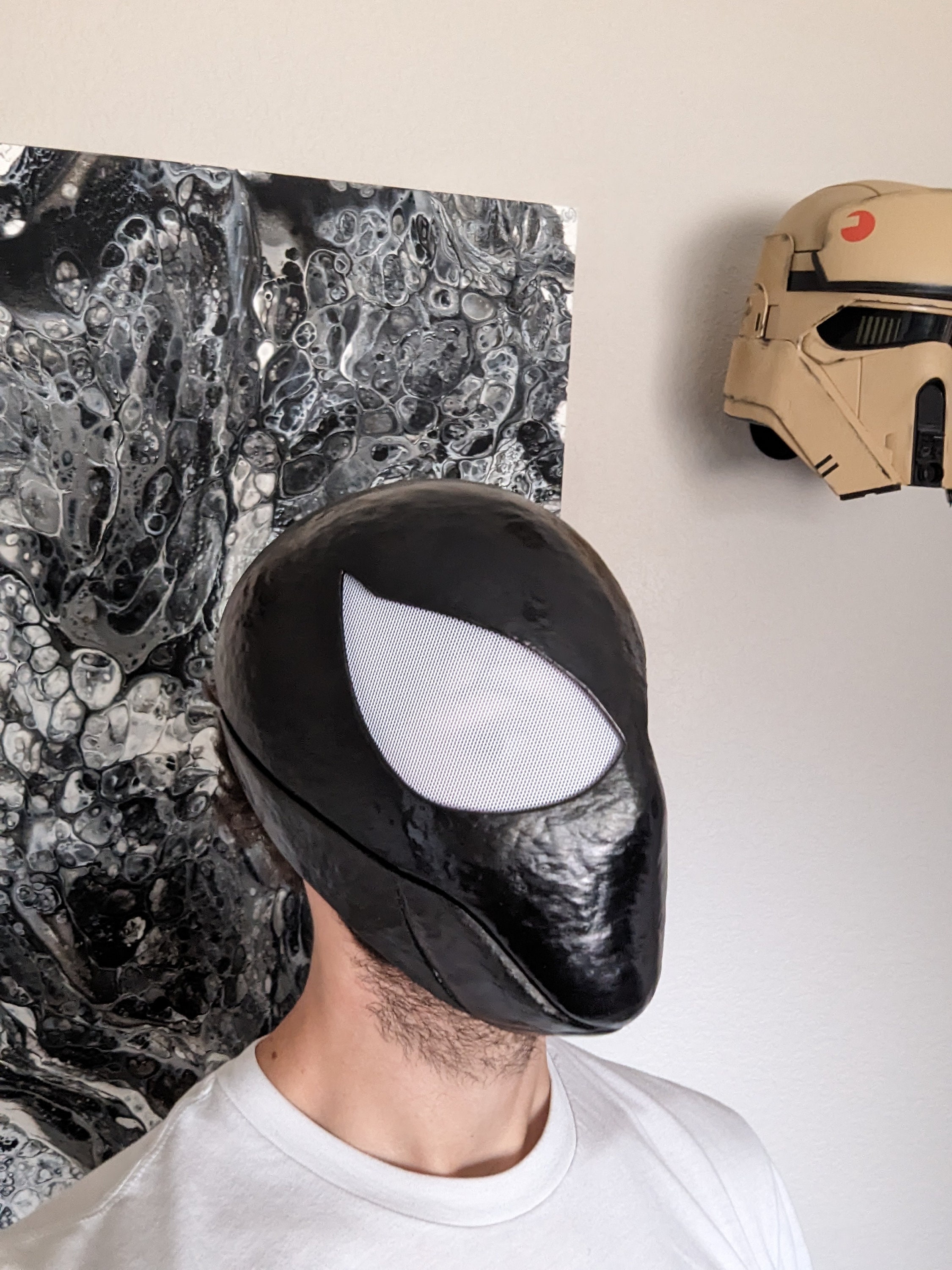 Spider-man Symbiote Mask - Etsy