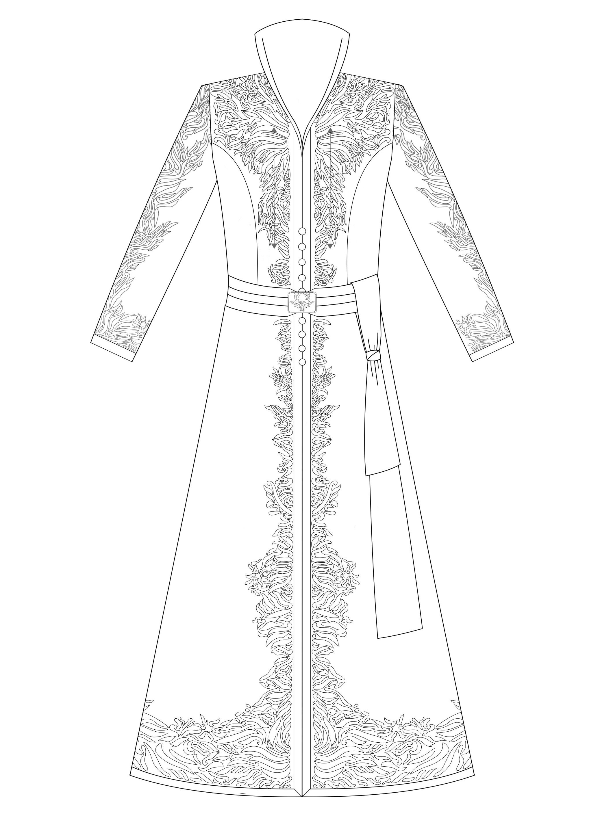 Shadow and Bone Alina Starkov Cosplay Black Kefta and Dress Embroidery ...