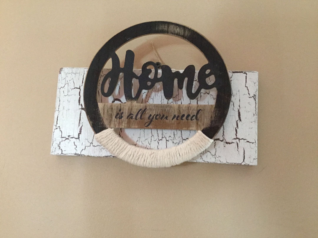 This is a Wood Home Sign. - Etsy