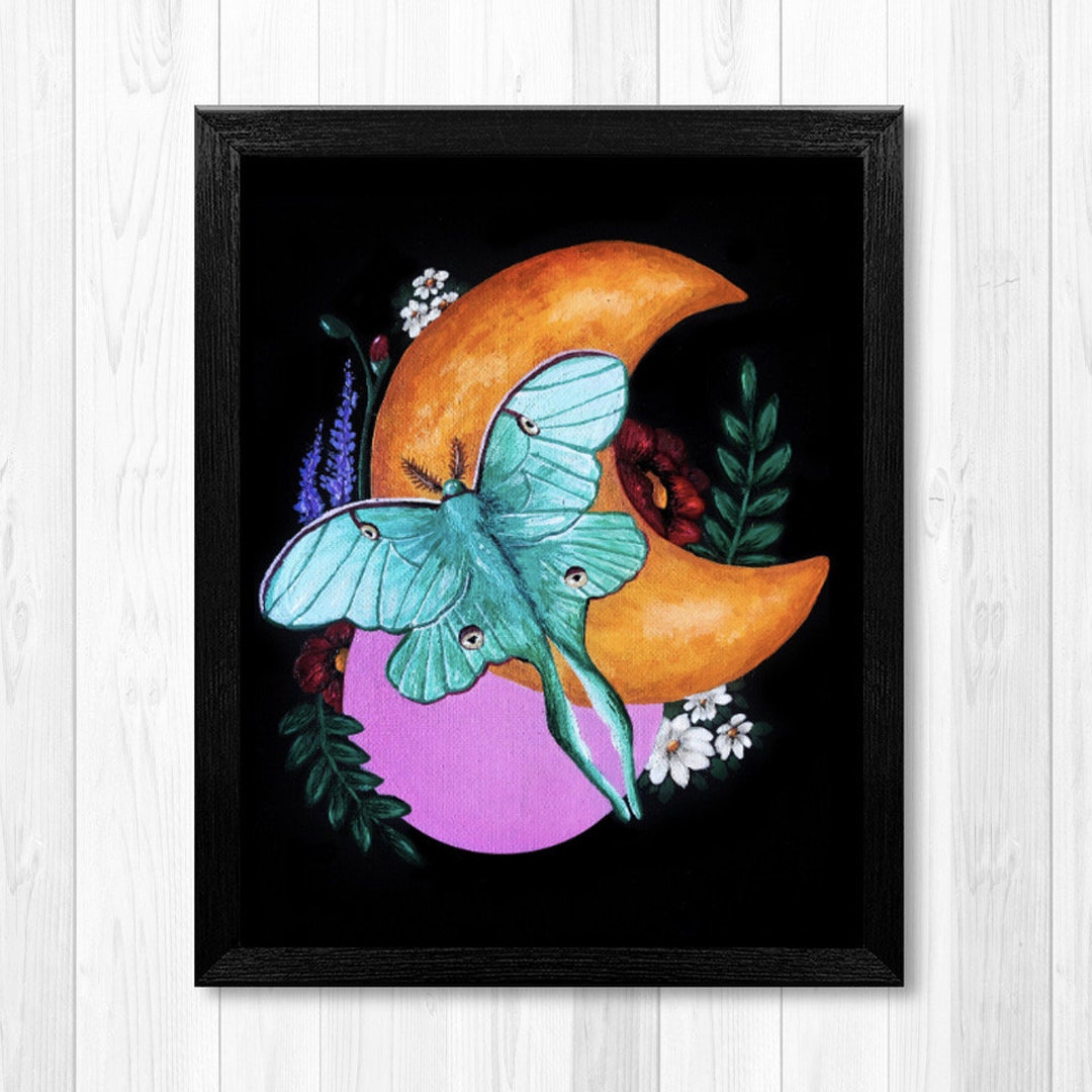 Luna Moth (print) - Etsy