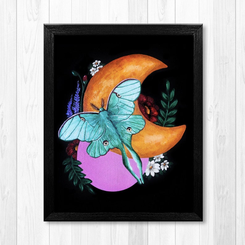 Luna Moth (print) - Etsy