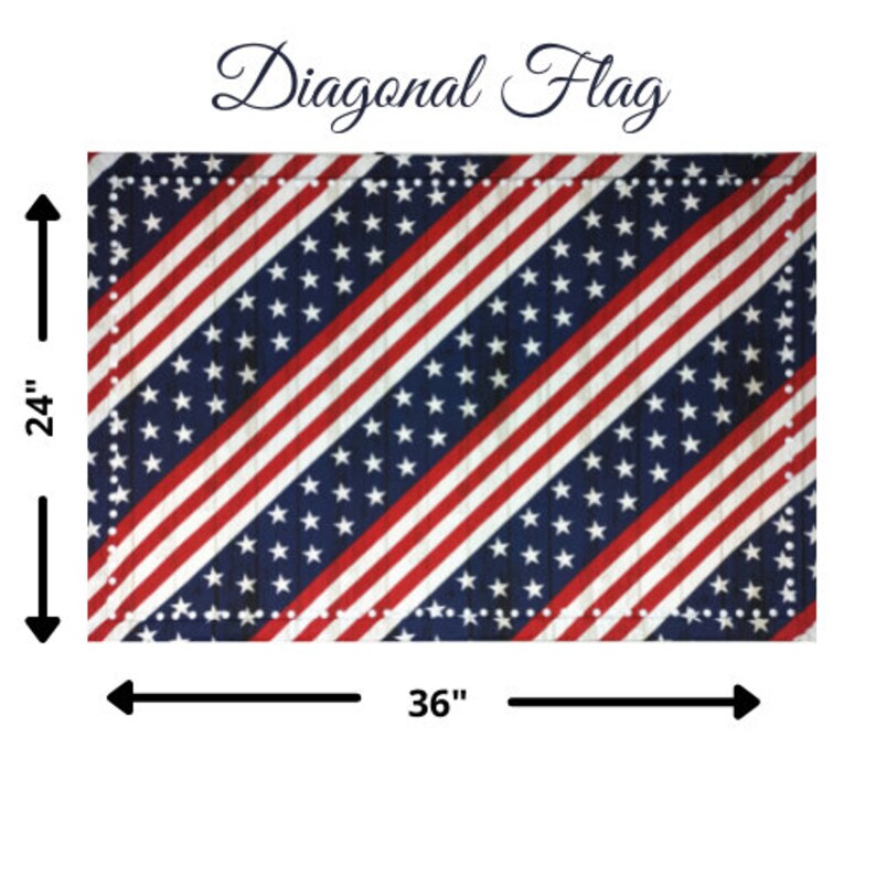 Diagonal Flag Bulletin Board - Etsy