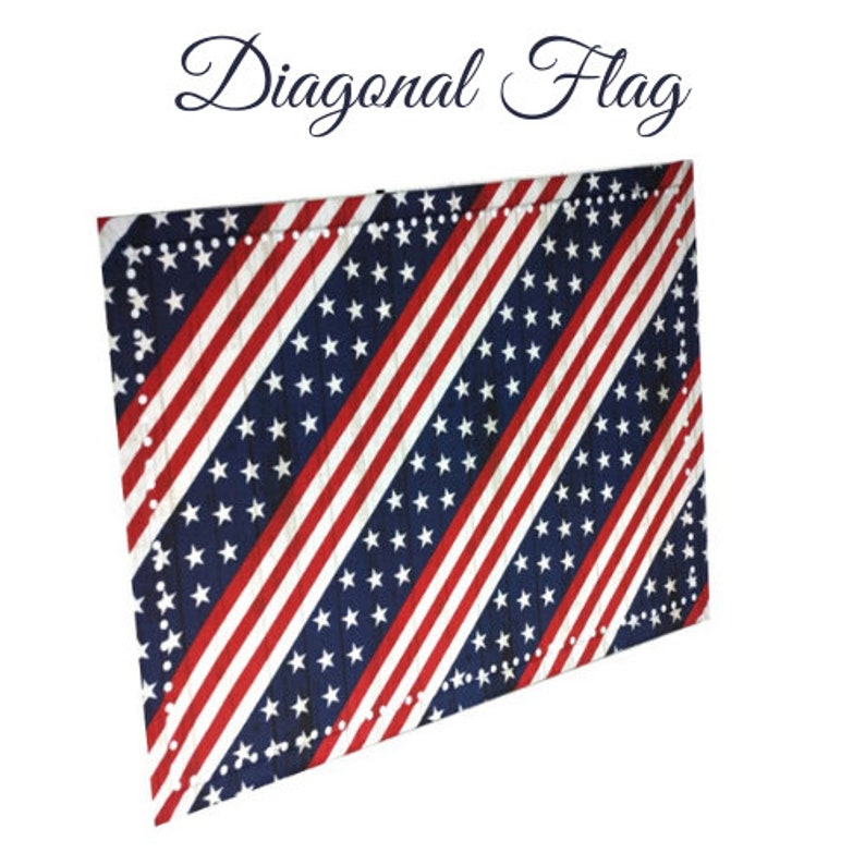 Diagonal Flag Bulletin Board - Etsy