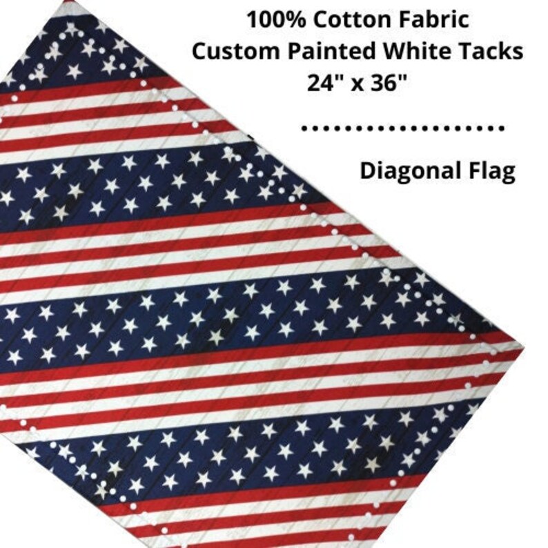 Diagonal Flag Bulletin Board - Etsy