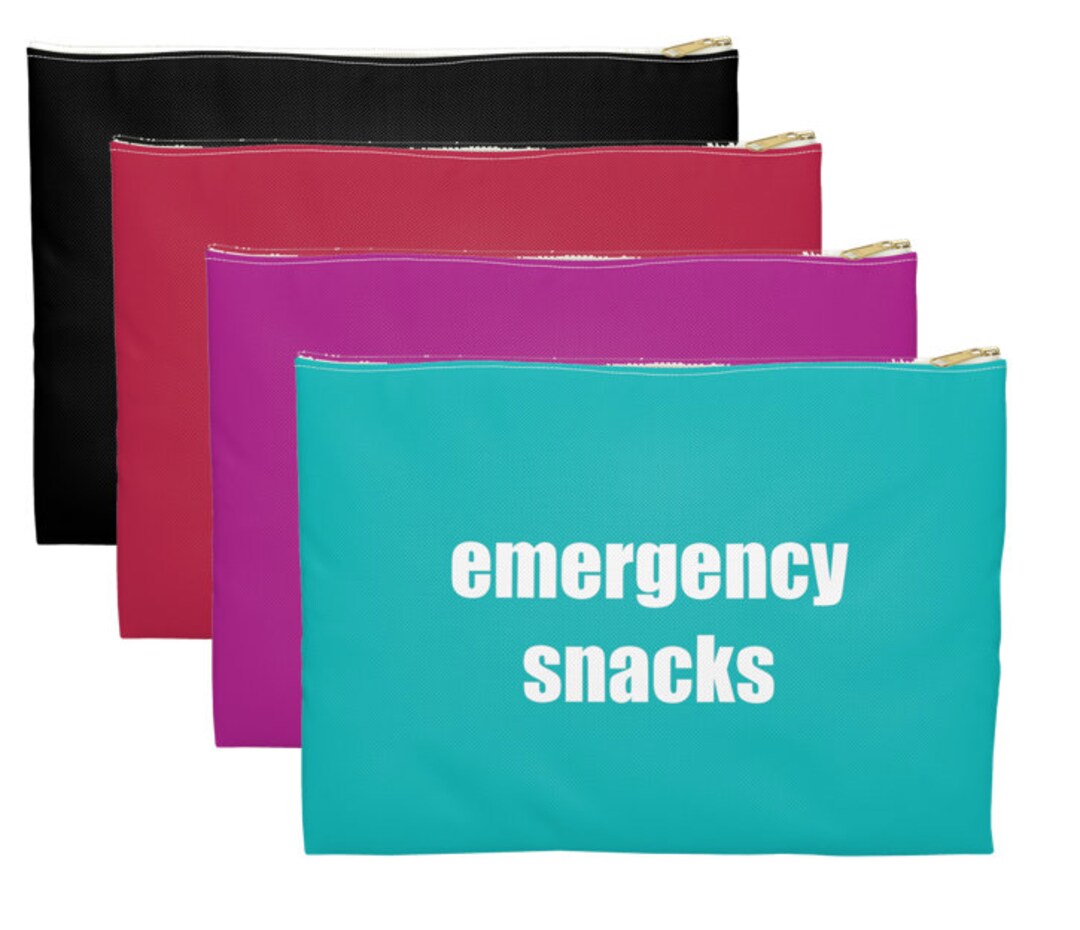 Emergency Snacks Accessory Pouch - Etsy