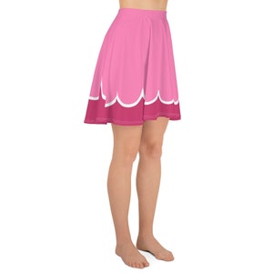 Princess Peach Adult Skater Skirt: the Perfect Addition to Your Royal ...