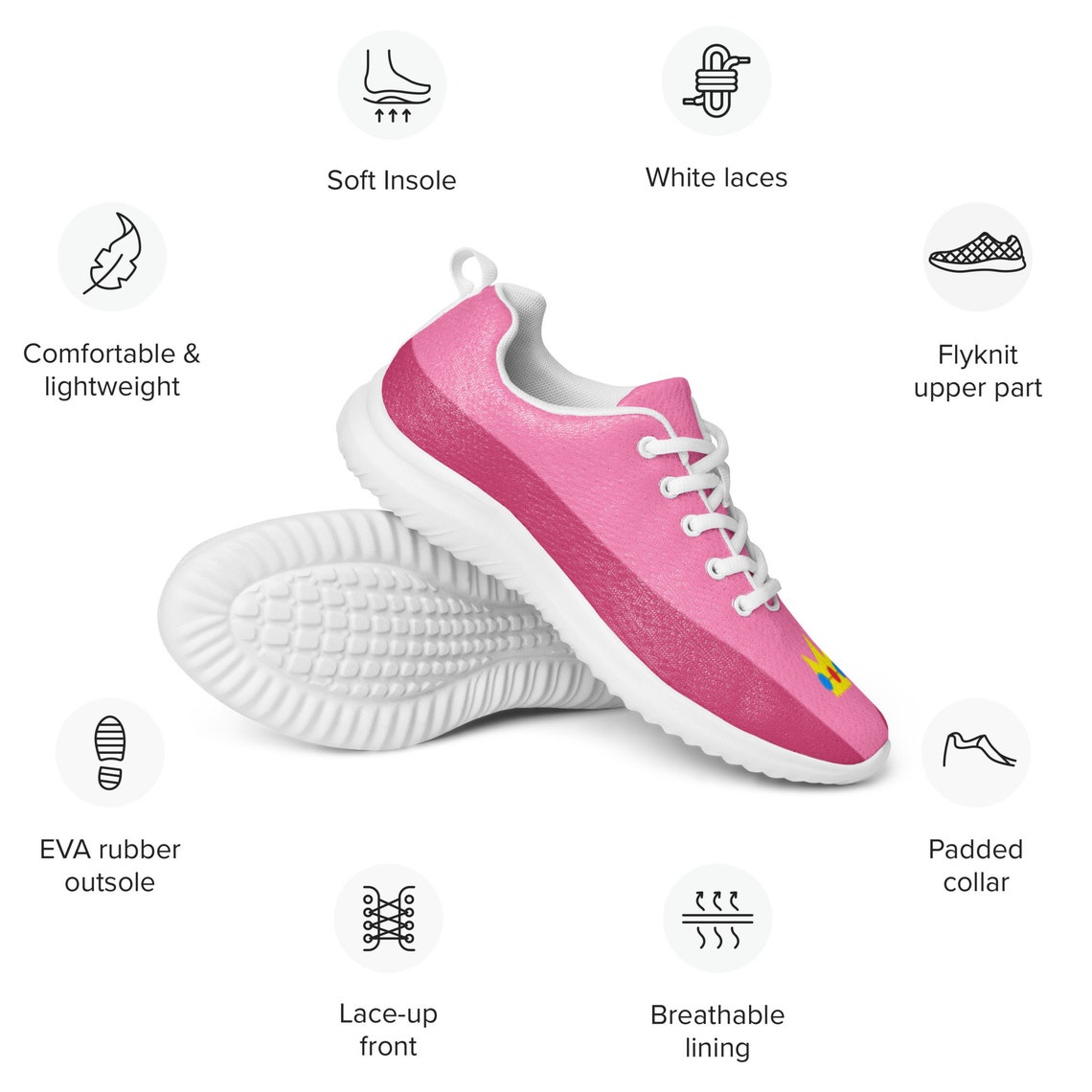Princess Peach - Women’s Athletic Shoes - Etsy